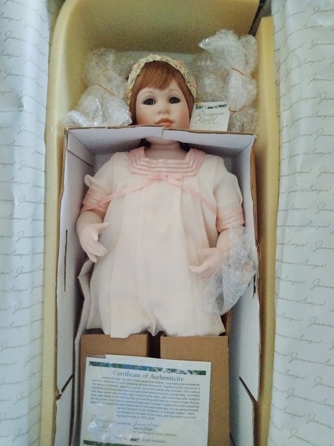 Designer Guild Collection Limited Edition Artist Doll Faith Porcelain ...