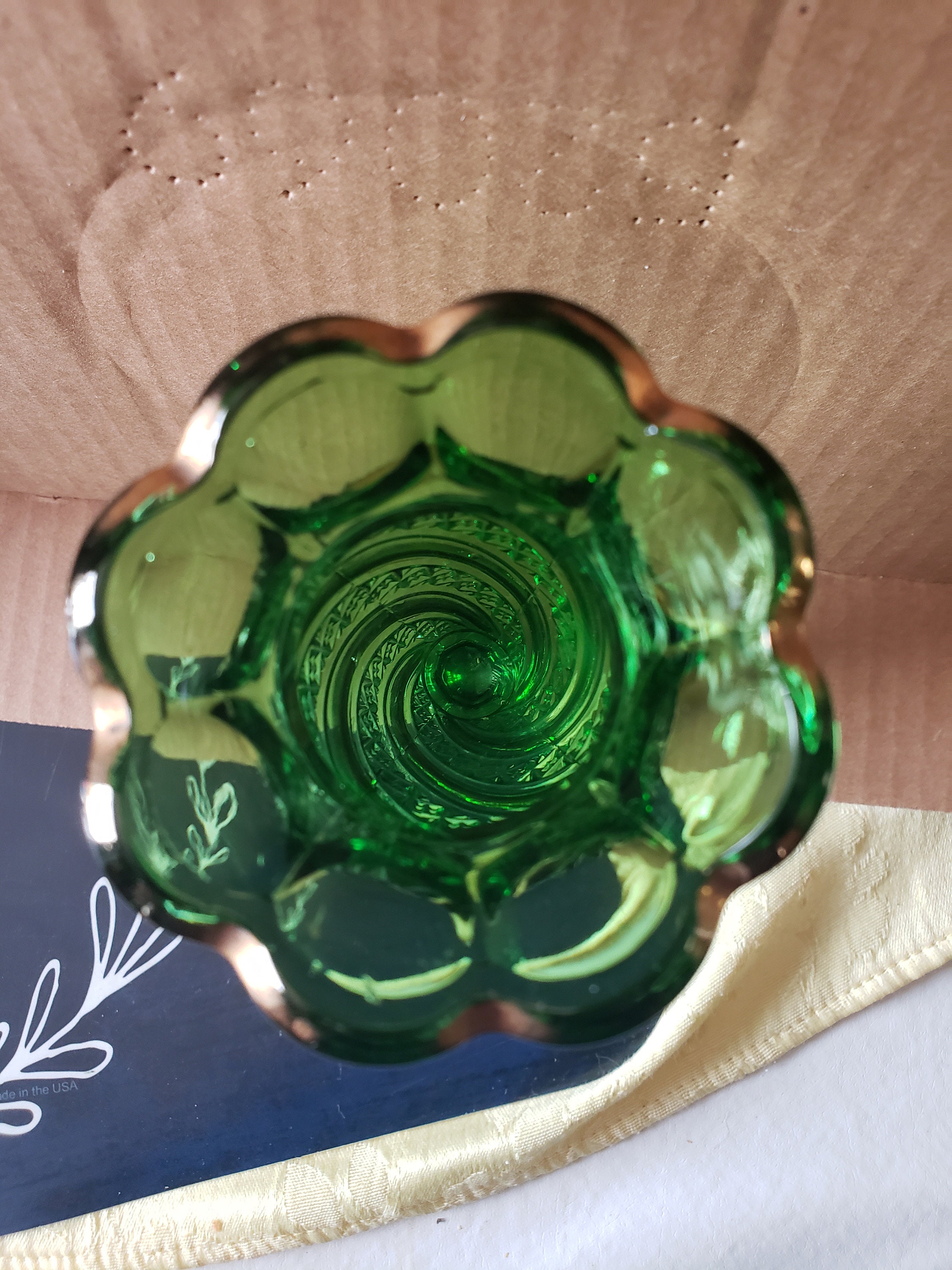 Vintage Footed Vase - Etsy