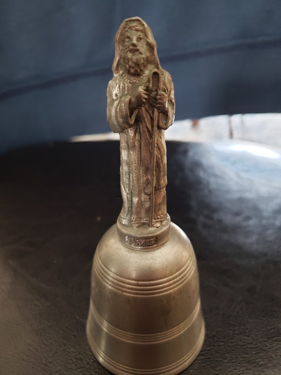 Crown & Rose Cast Pewter Bell - Etsy