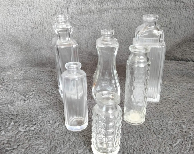 Vintage Perfume Bottles Set of 6 Used Perfume Bottles All Empty With No ...