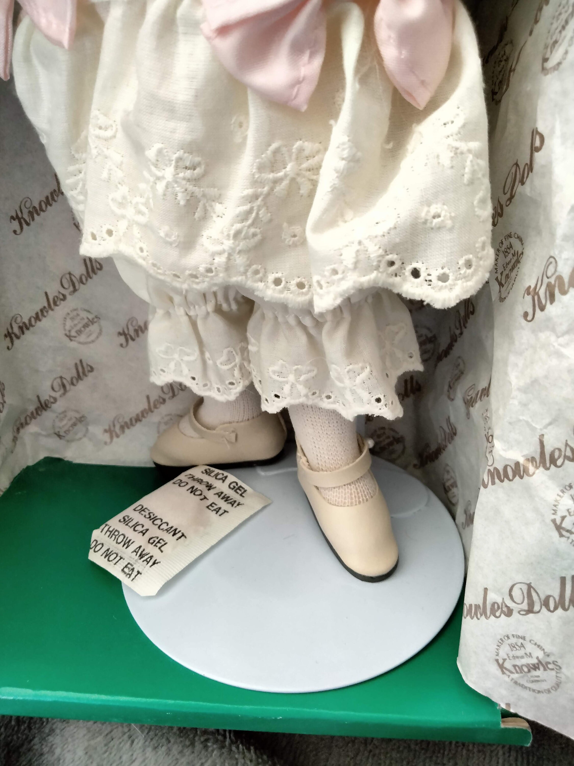 Edwin M Knowles Little Girl With a Curl Porcelain Doll - Etsy