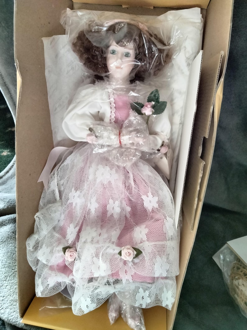 Romantic Flower Maidens Rose Who is Love Porcelain Doll - Etsy