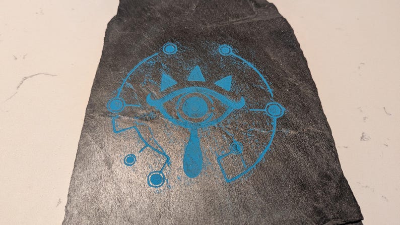 Sheikah Slate on a Slate Stone - Etsy