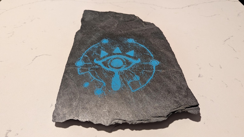 Sheikah Slate on a Slate Stone - Etsy