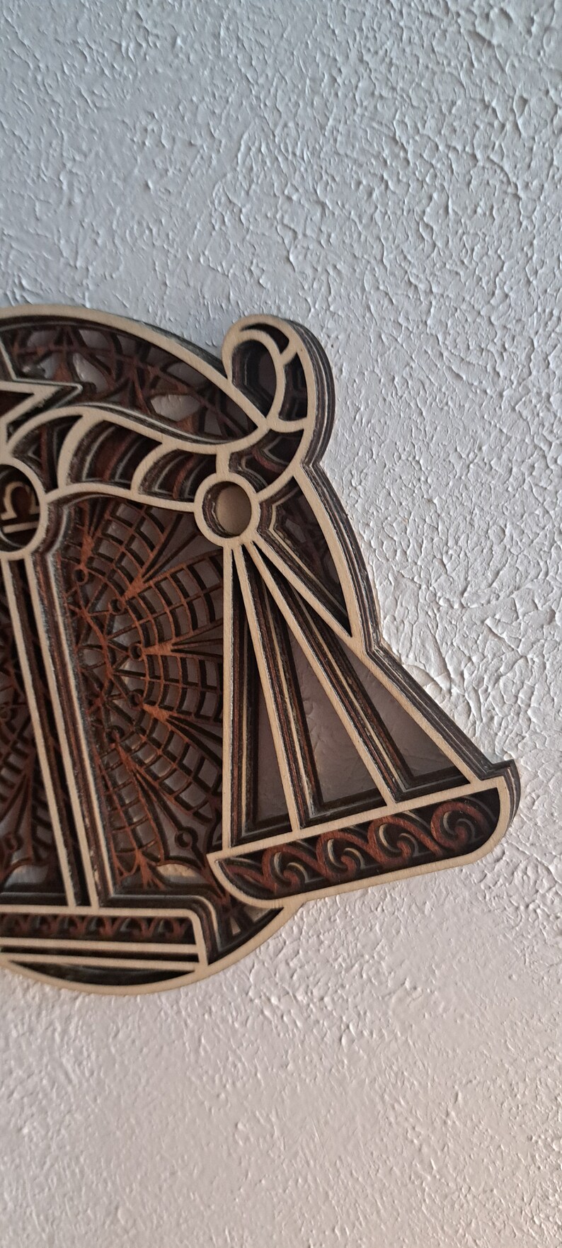 Multilayer Libra Sign, Libra Zodiac Sign, 3D Layer Zodiac Sign, Laser ...