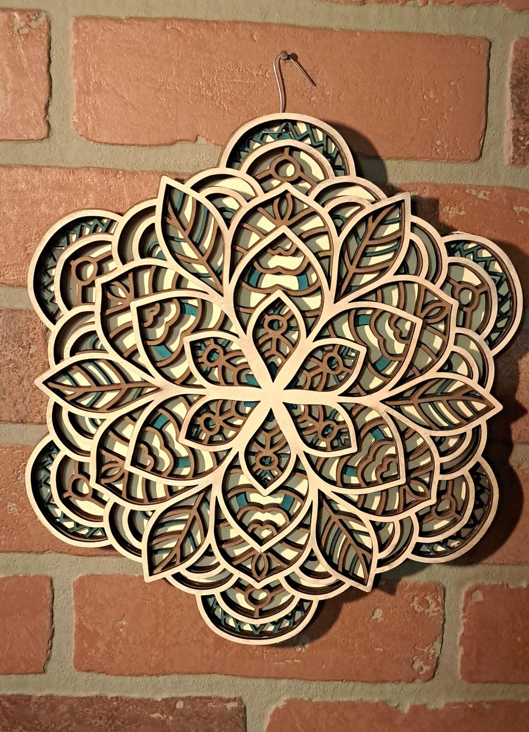 Multi Layer Mandala, Layered Wall Art, 3D Layer Wall Art - Etsy