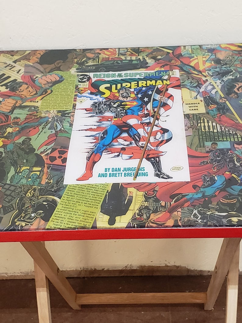 Custom Epoxy Comic Tables - Etsy