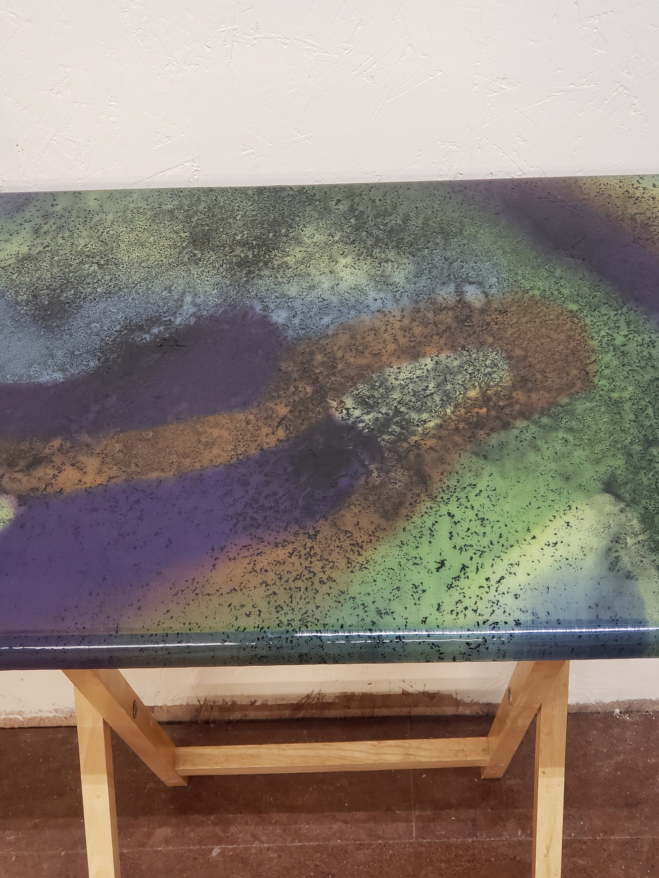 Custom Epoxy Art Tray Tables - Etsy