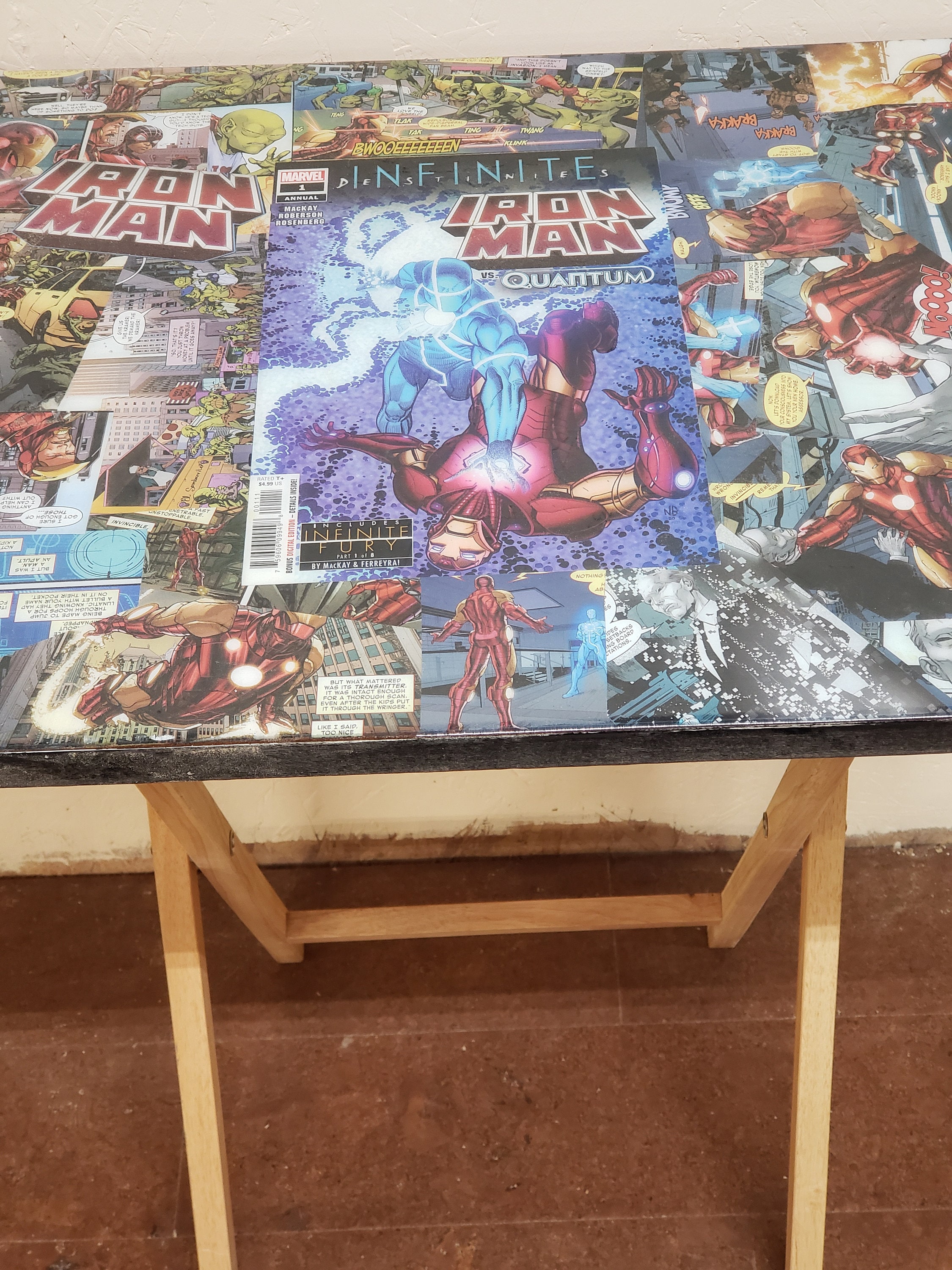 Custom Epoxy Comic Tables - Etsy