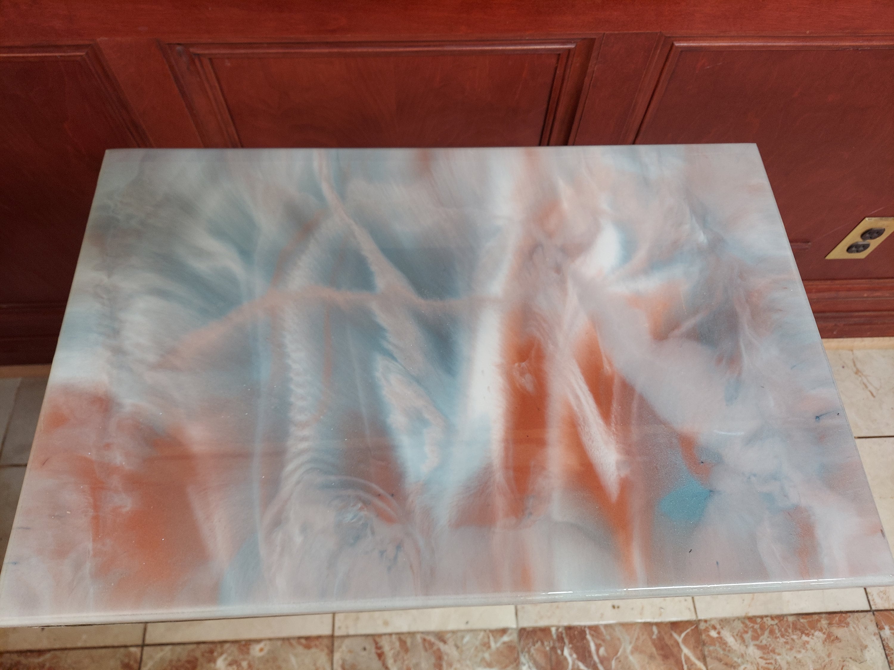 Custom Epoxy Art Tray Tables - Etsy