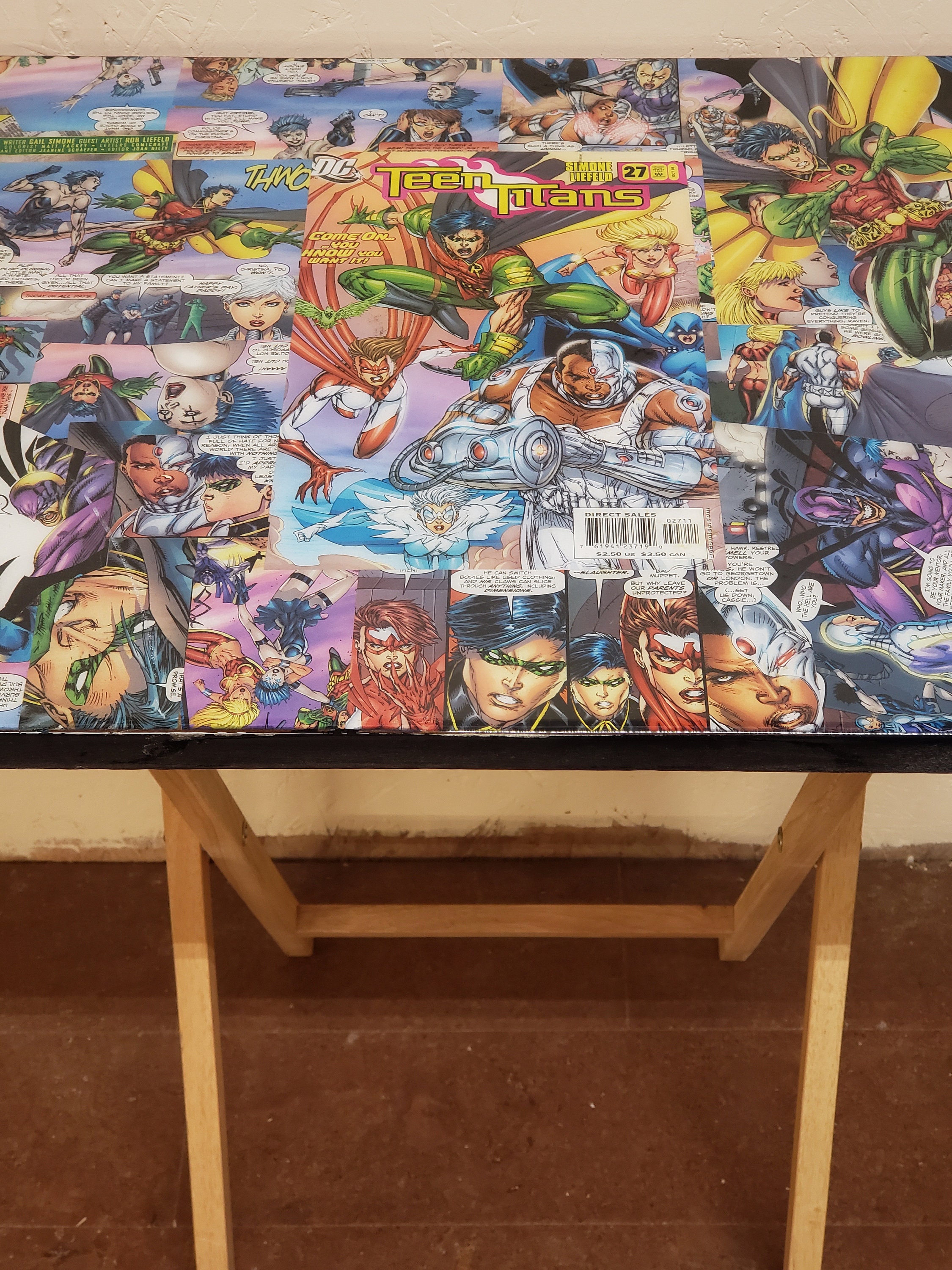 Custom Epoxy Comic Tables - Etsy