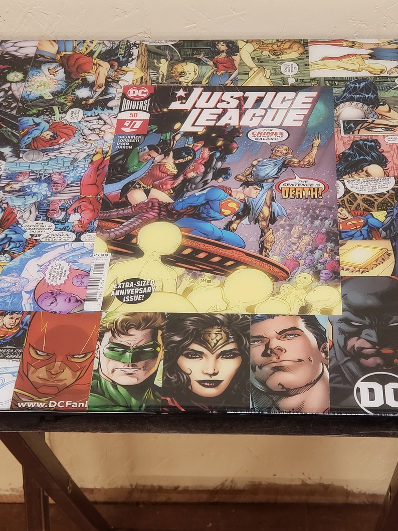 Custom Epoxy Comic Tables - Etsy