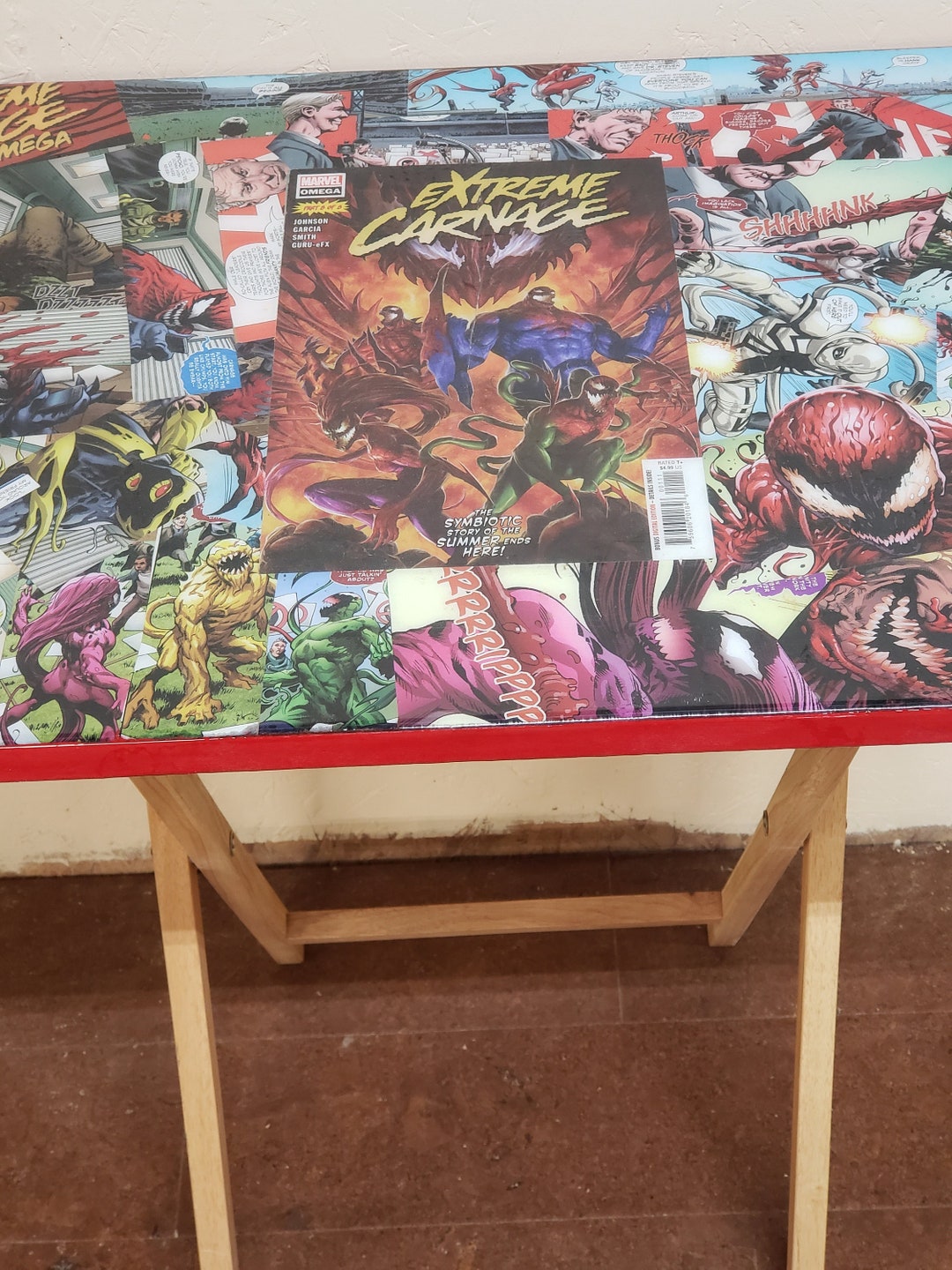 Custom Epoxy Comic Tables - Etsy