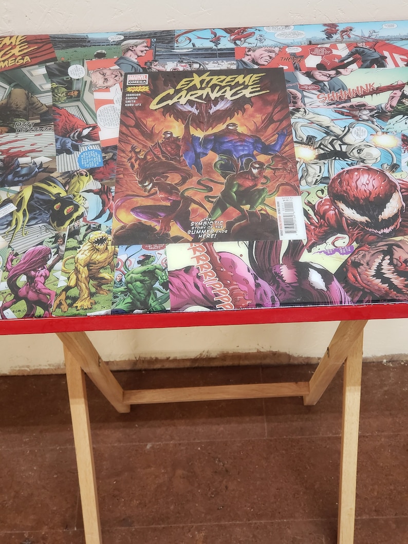 Custom Epoxy Comic Tables - Etsy