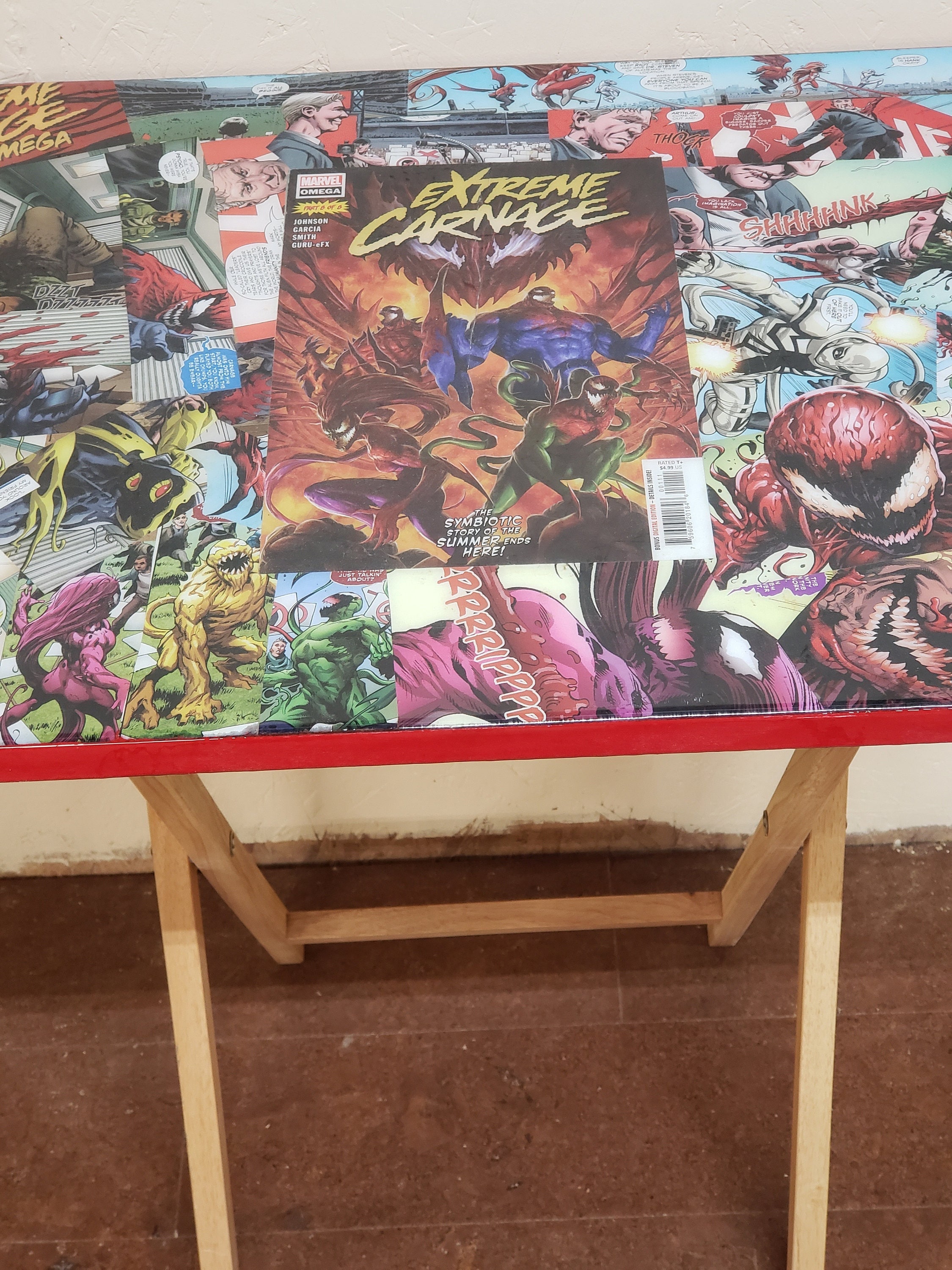 Custom Epoxy Comic Tables - Etsy