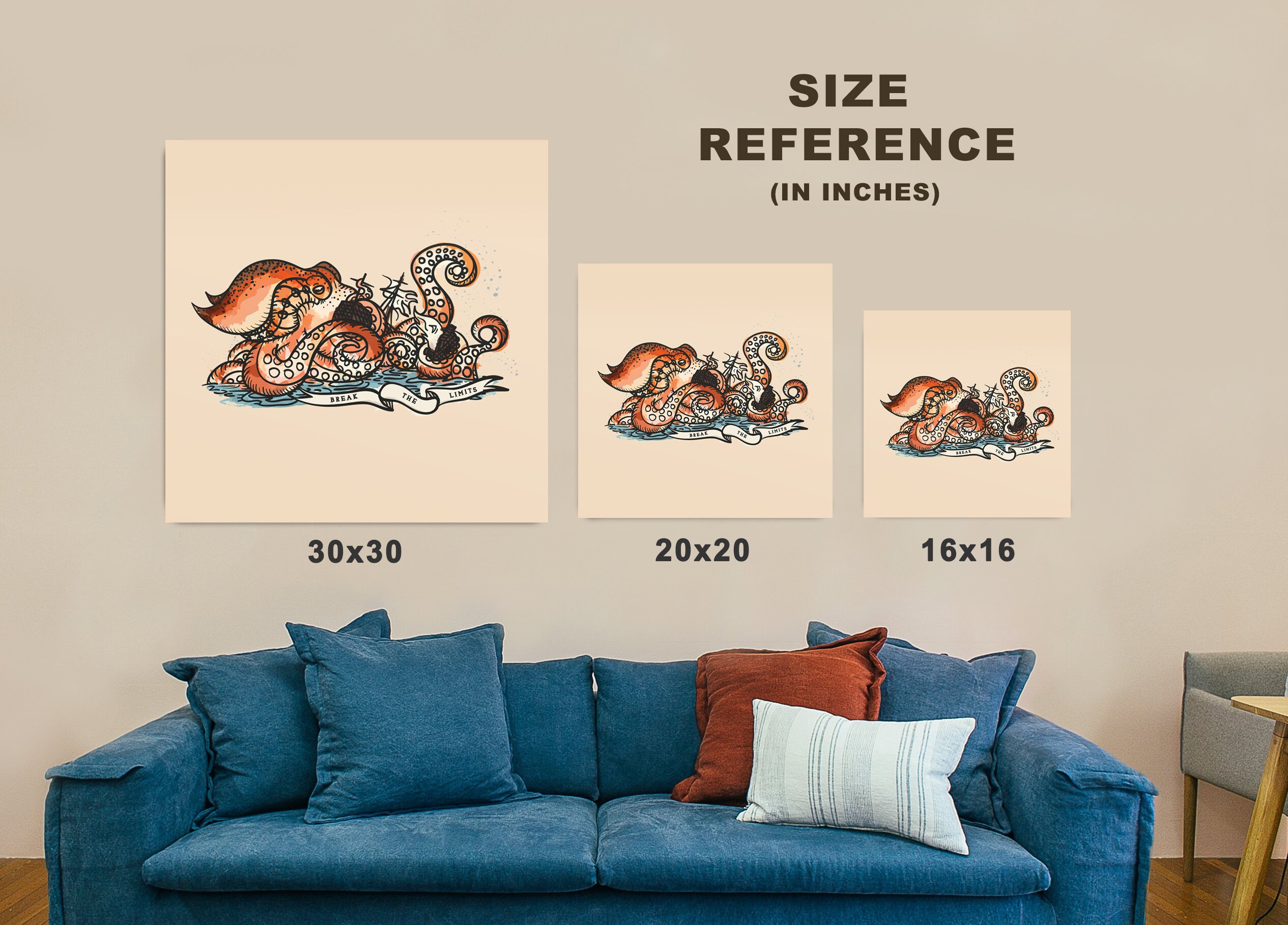 Mermaid Poster Print / Ello BEASTIE Art Print - Etsy