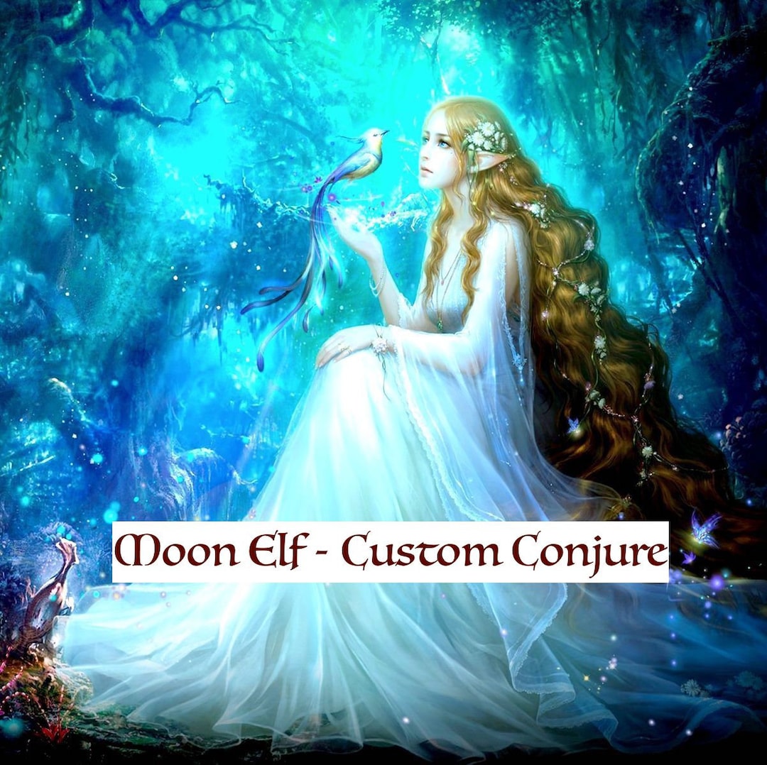 Moon Elf - Custom Conjure Spirit Companion Guidance Wisdom Counsel - Etsy