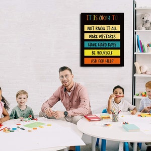 Classroom Décor It is Okay to Be Yourself Classroom Wall Decoration ...