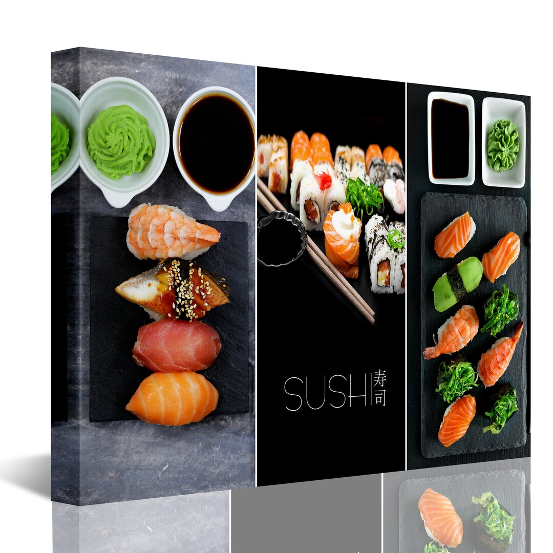 Sushi Japanese Decor, Sushi Kitchen Wall Decor, the Sushi Restaurant ...