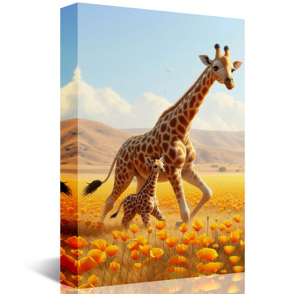 Giraffe Poster - Etsy