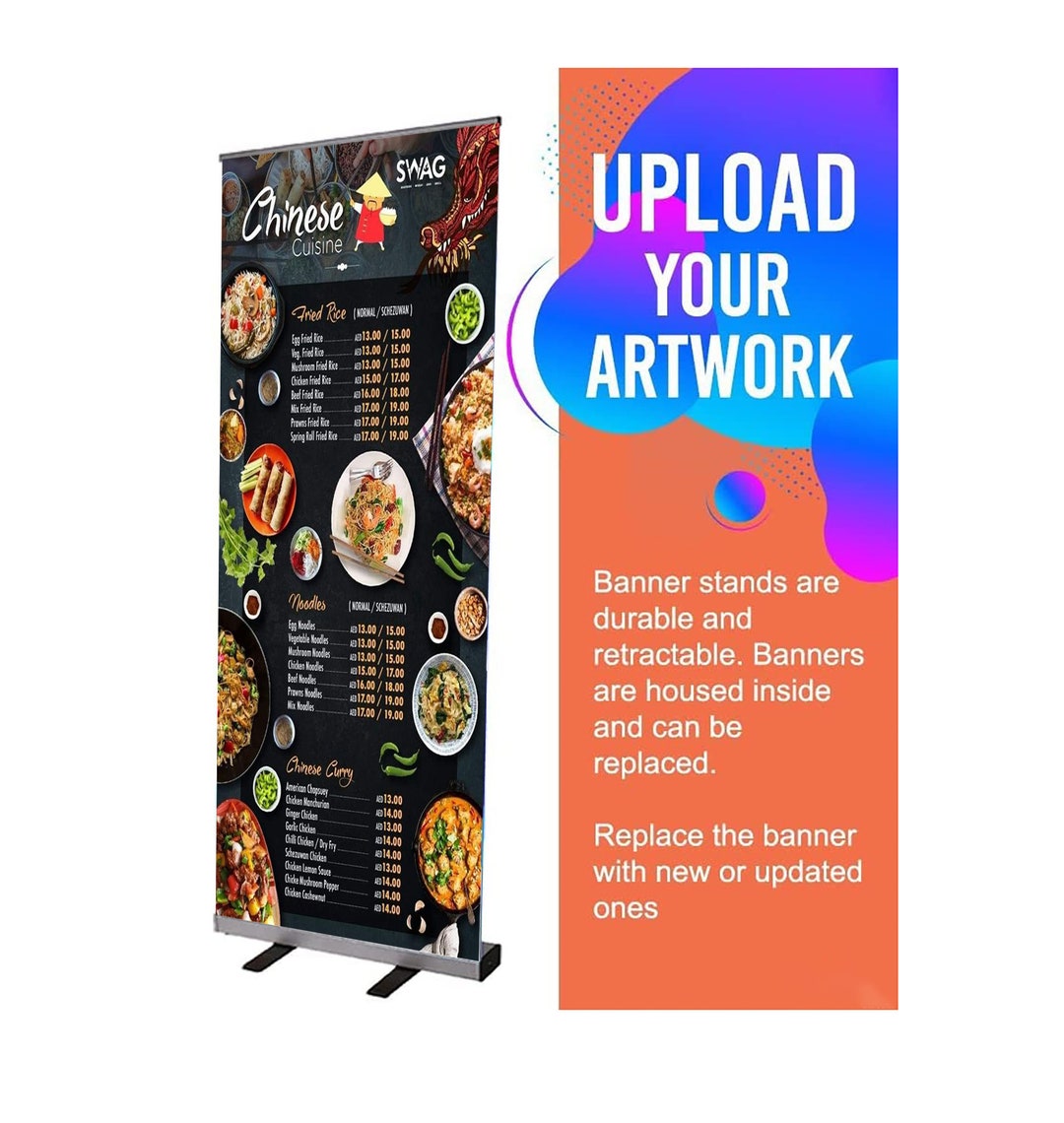Custom Retractable Custom Roll up Banner Wiht Stand, Event Banner for ...