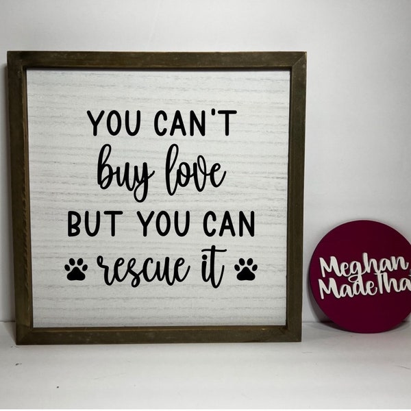 Rescue Dog Sign - Etsy