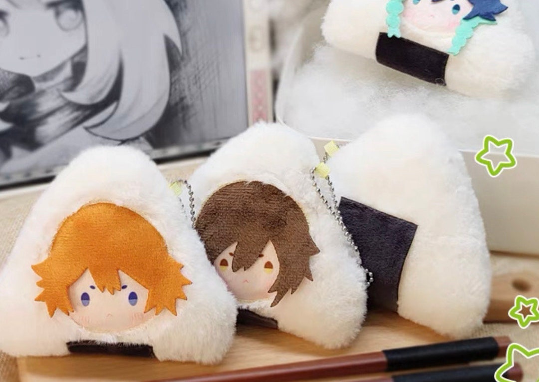 Genshin Impact Onigiri Plushie Stuffy Plush Keychain Cute Kawaii Toy ...