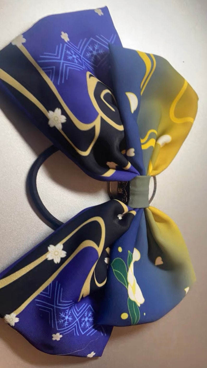 Cute Genshin Impact Styled Ribbons Kazuha Ayaka Clips Hair - Etsy