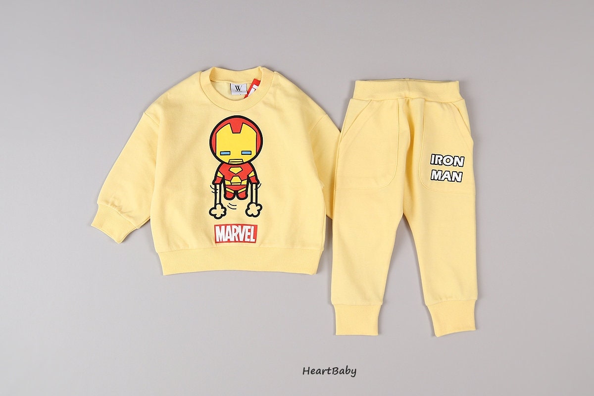 5 Color Marvel Toddler Set Marvel Kids Set Thor Captain America Spider ...