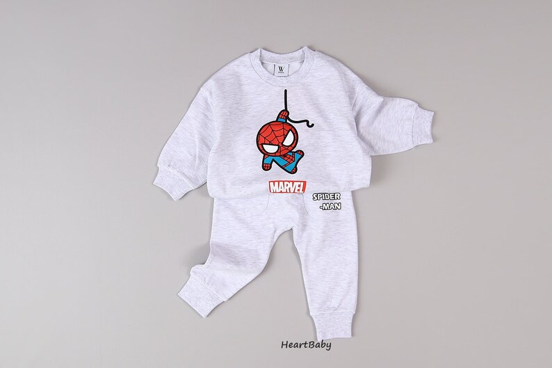 5 Color Marvel Toddler Set Marvel Kids Set Thor Captain America Spider ...