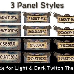 Steampunk Twitch Animated Stream Package | High Quality | Seamless ...