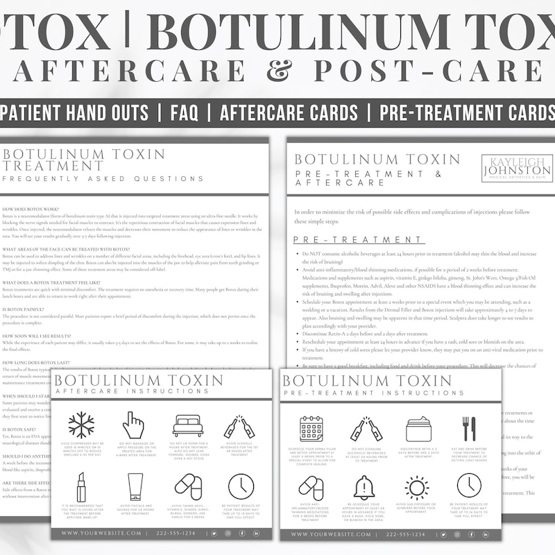 Pre Botox Card - Etsy UK