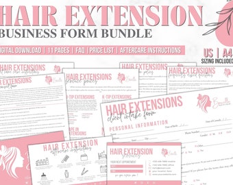 Editable and Printable Wig Consultation Form Template, Wigs Client Form ...