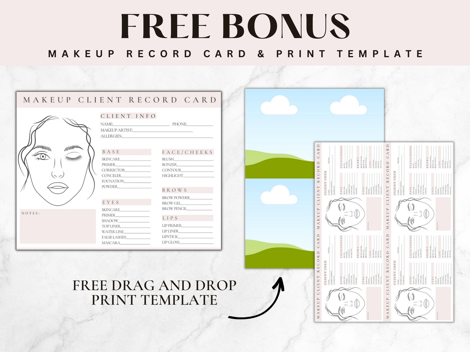 Makeup Artist Forms Bundle, MUA Contract, Makeup Service Forms ...