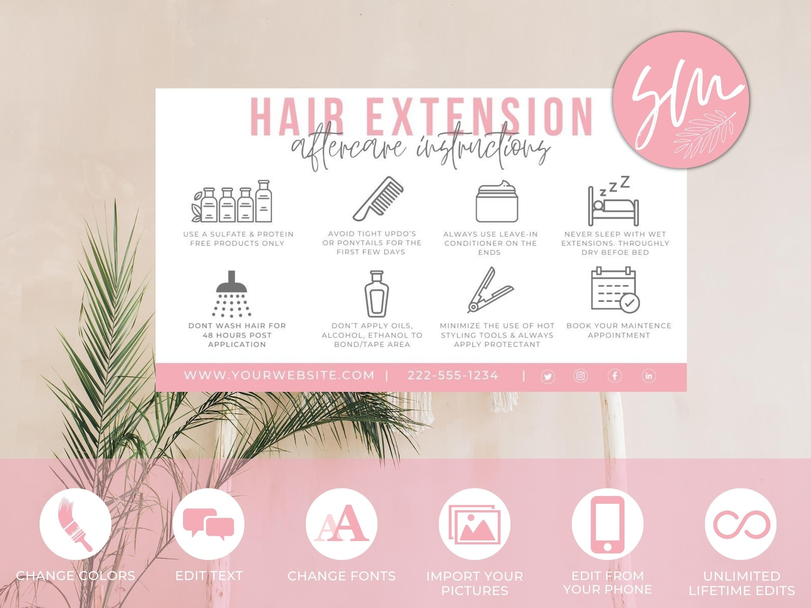 Hair Extension Form Bundle, Hair Extensions Contract, Hair Extensions ...