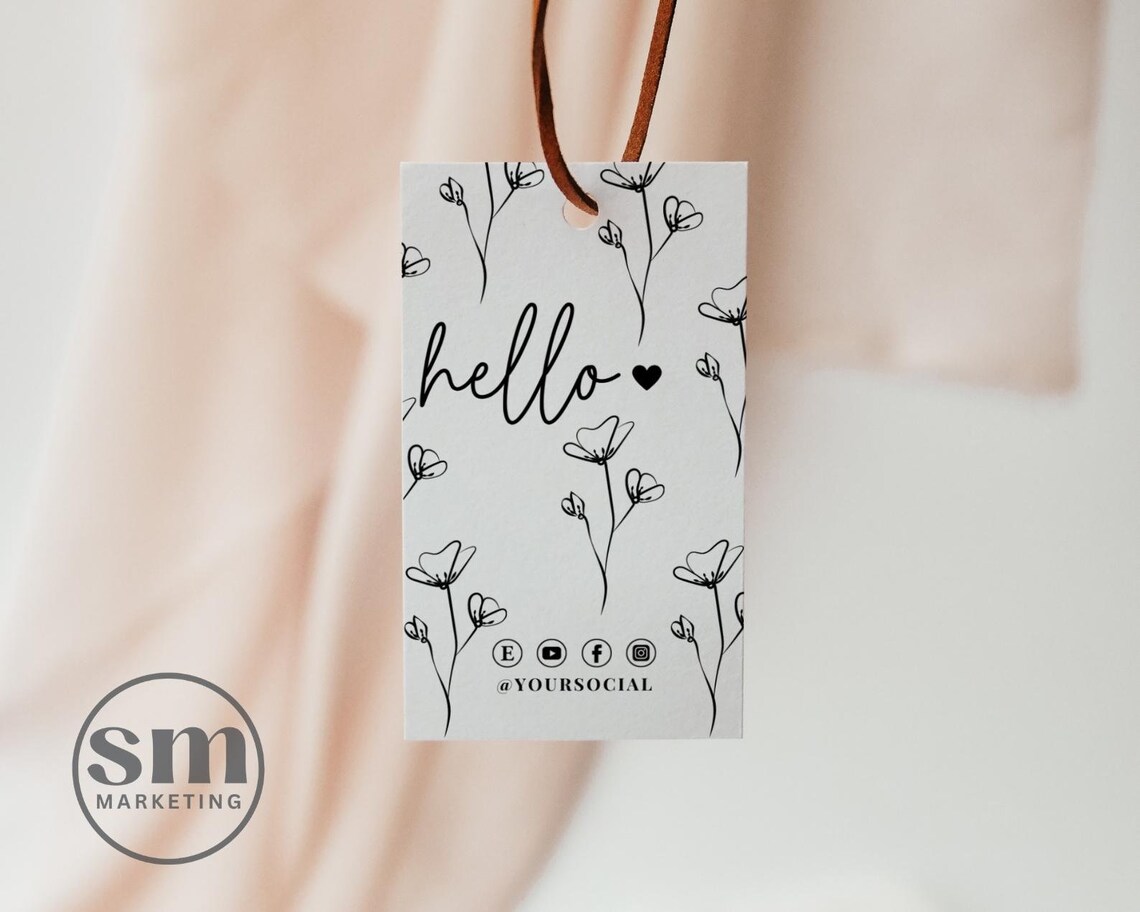 Hang Tag Template, Tag Template, Hang Tag Design, Hang Tag Custom ...