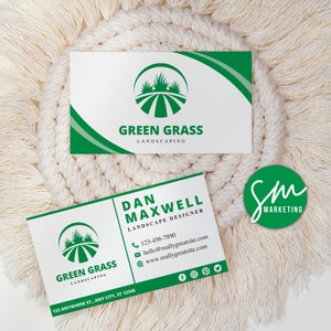 Landscaping Form BUNDLE, Landscaping Business Cards, Landscaping ...