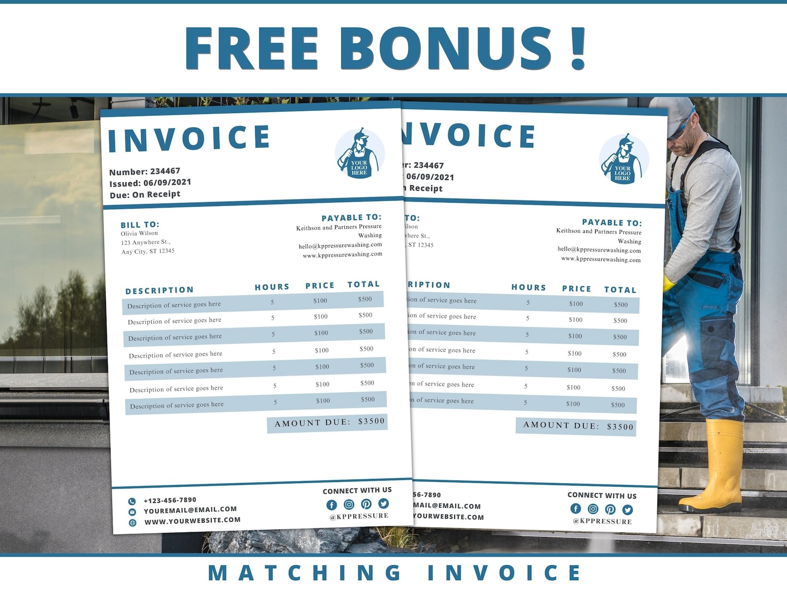 Pressure Washing Proposal Template, Proposal Template, Pressure Washing ...