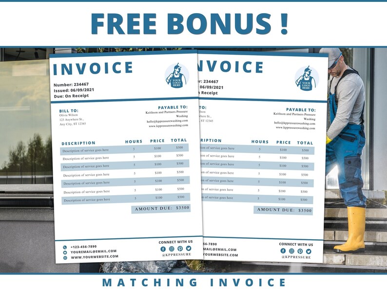 Pressure Washing Proposal Template, Proposal Template, Pressure Washing ...