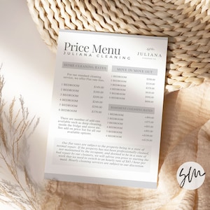 Editable Cleaning Service Bundle, Cleaner Business, Professional ...