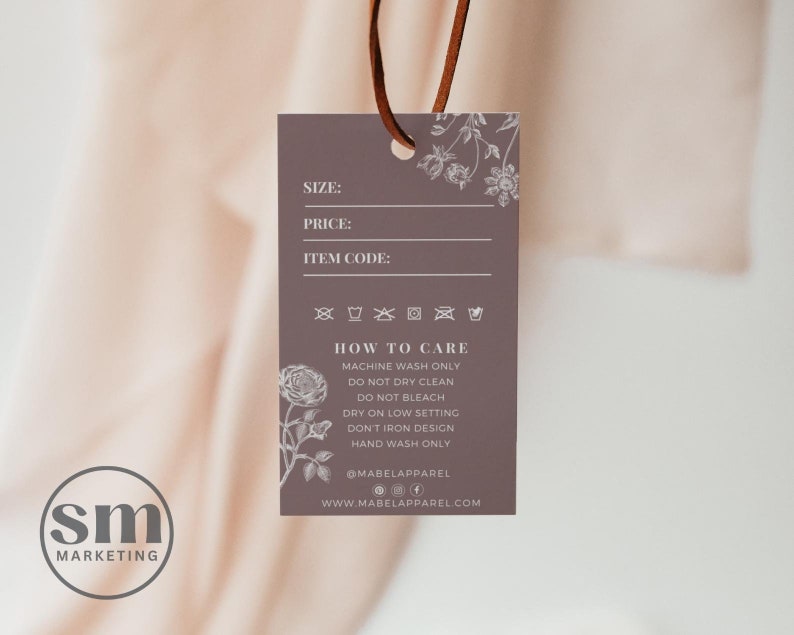 Hang Tag Template, Tag Template, Hang Tag Design, Hang Tag Custom ...