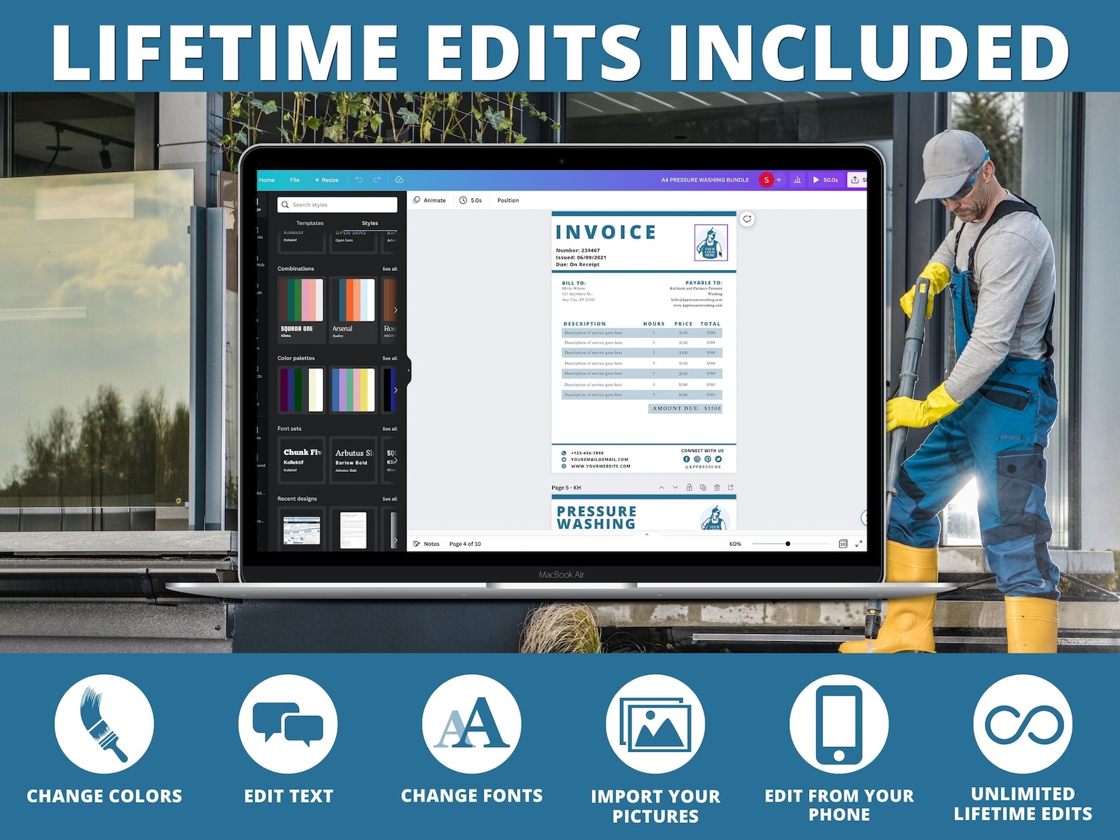 Pressure Washing Proposal Template, Proposal Template, Pressure Washing ...