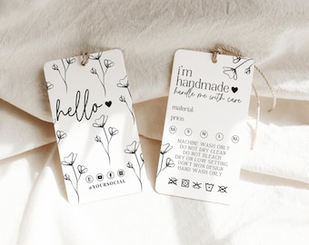 Hang Tag Template, Tag Template, Hang Tag Design, Hang Tag Custom ...