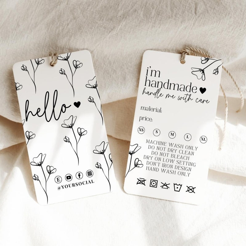 Label Hang Tags - Etsy