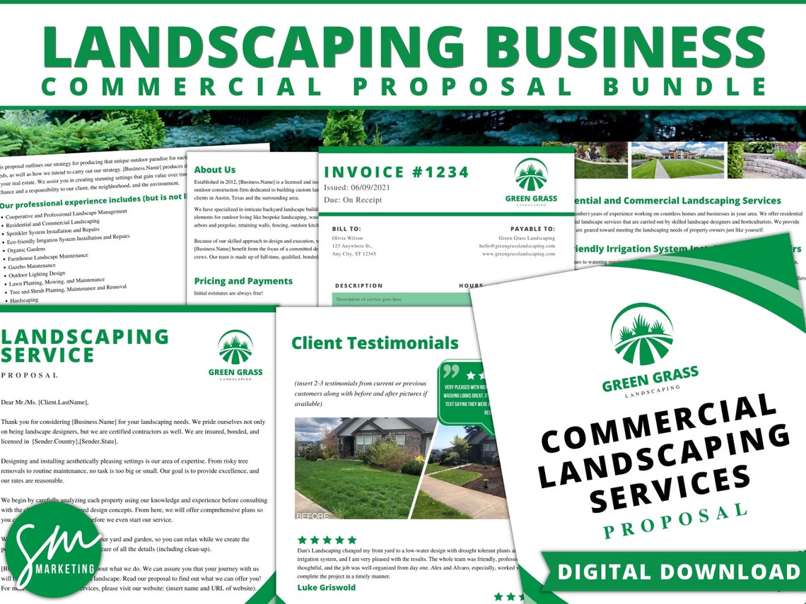 Landscaping Proposal Template, Business Proposal, Landscaping Proposal ...