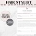 Hair Stylist Intake Form Bundle,editable Hair Consent Templates, Hair ...