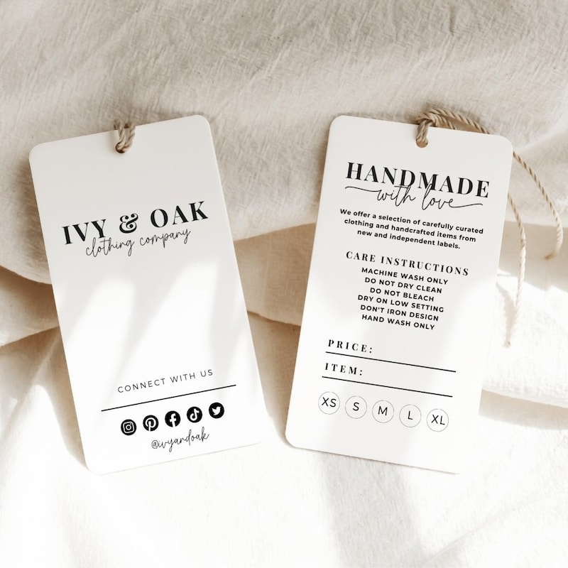 Retail Swing Tag - Etsy