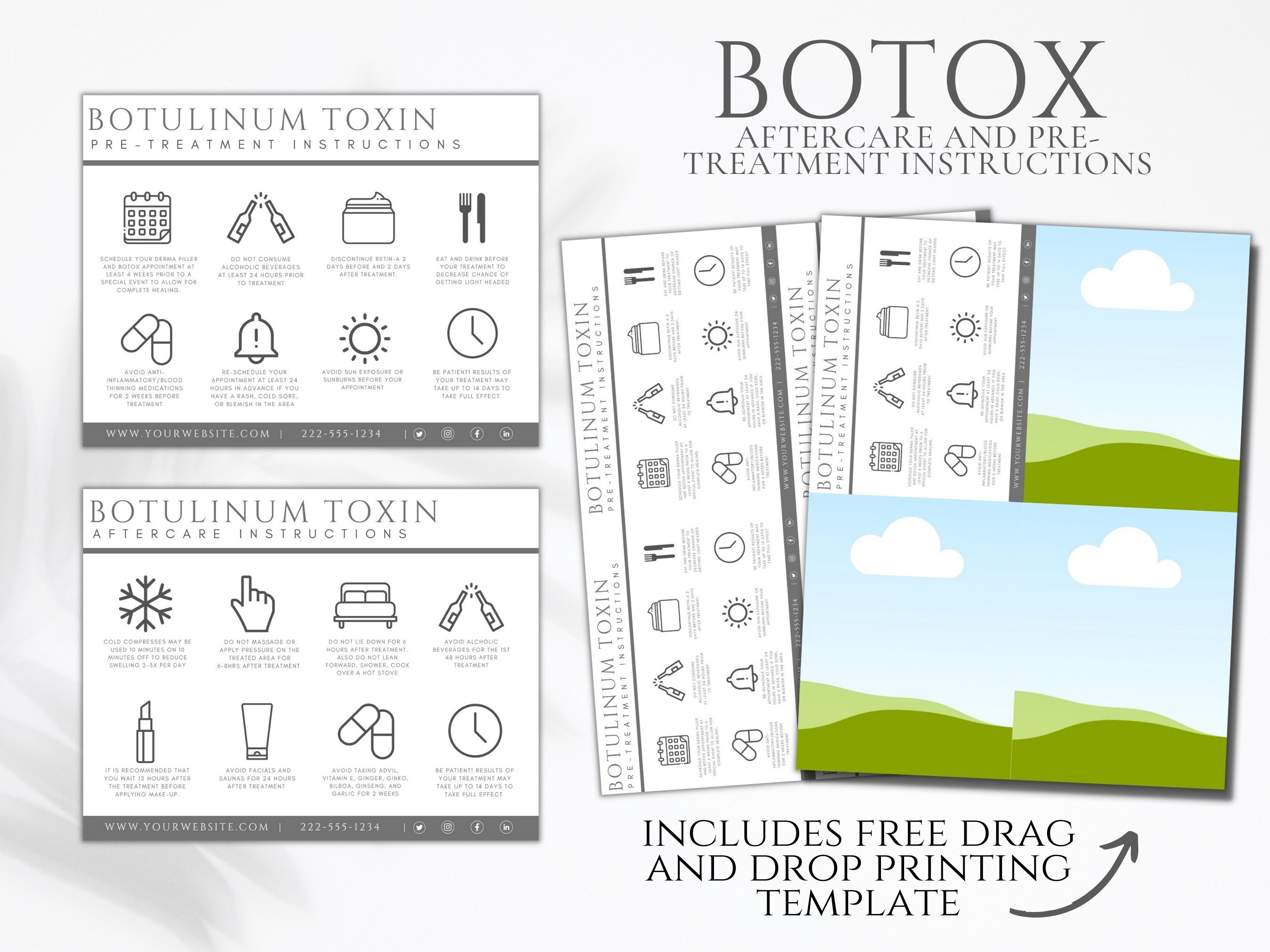 Botox Form Templates, Dermal Filler Templates,nurse Injector Template ...