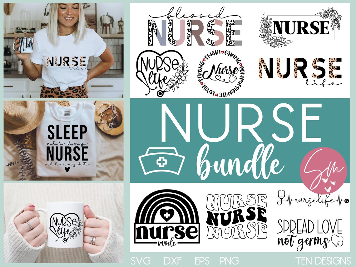 Nurse Svg Bundle Nurse Svg Nurse Quotes SVG Nurse - Etsy
