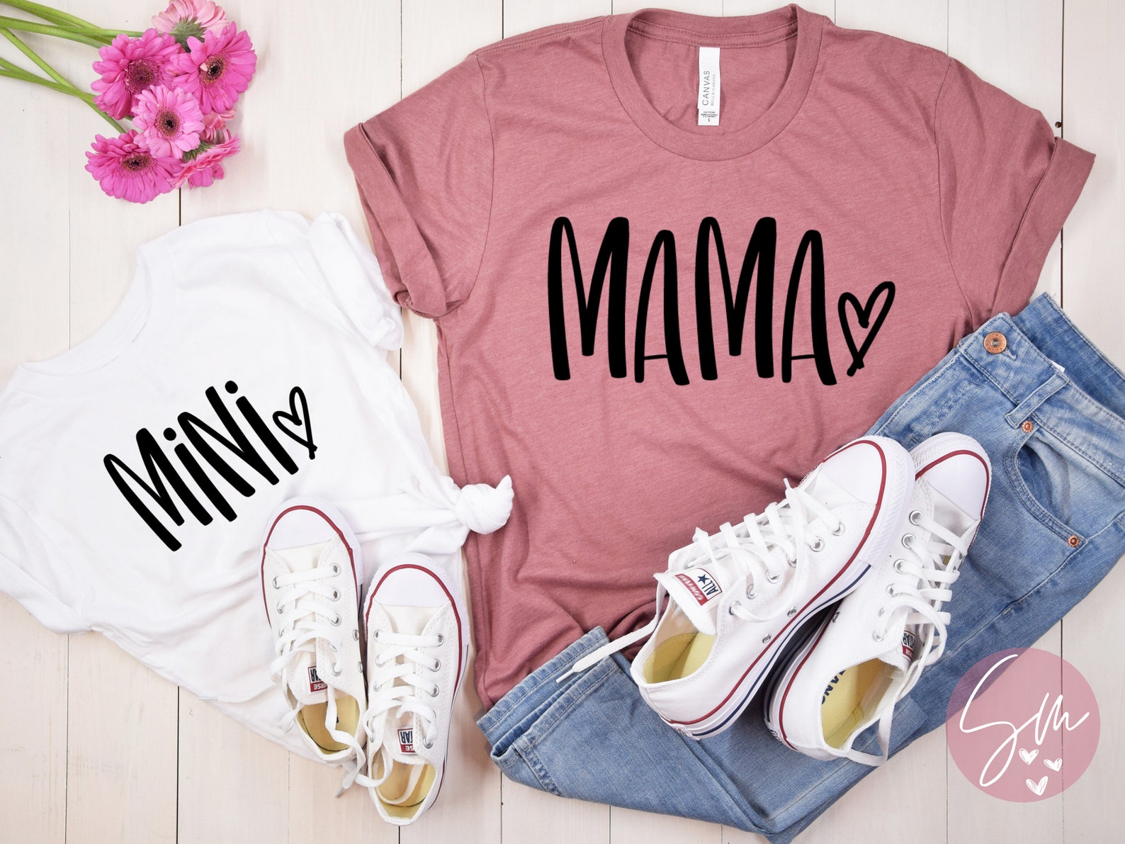 Mama and Mini Svg Bundle Mommy and Me Svg Mama Mini Rainbow - Etsy